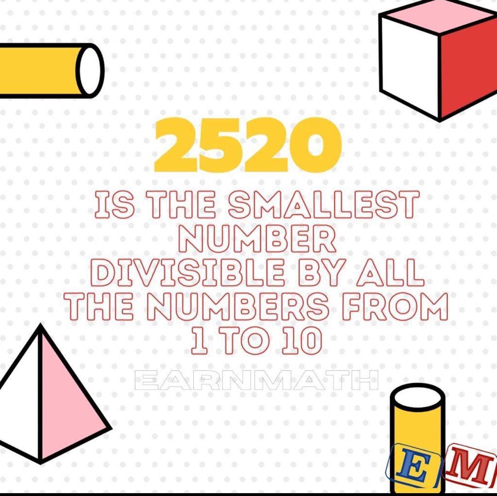 2520 - Amazing fact about this number. - www.earnmath.com